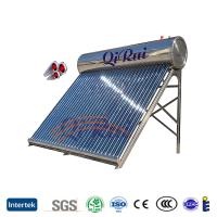 China Anti-Corrosion Stainless Steel Solar Hot Water Heater 100L to 500L Non-Pressure for sale