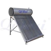China Non-Pressurized Vacuum Tube Solar Water Heater 100L to 500L Aluminum Frame Direct Heating for sale