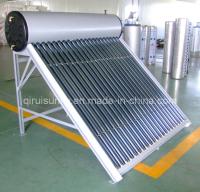 China Non-Pressurized Vacuum Tube Solar Water Heater 100L to 500L Aluminum Frame Direct Heating for sale