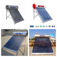 China Non-Pressurized Vacuum Tube Solar Water Heater 100L to 500L Aluminum Frame Direct Heating for sale