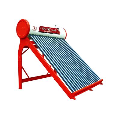 China Non-Pressurized Vacuum Tube Solar Water Heater 80L to 500L Stainless Steel CE for sale
