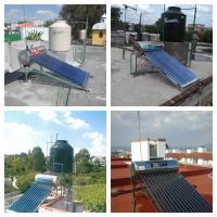 China Non-Pressure Stainless Steel Solar Water Heater 200L 300L 500L Vacuum Tube for sale