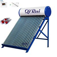 China Non-Pressure Solar Water Heater 50L-500L with Backup Electric Heater CE Certified for sale