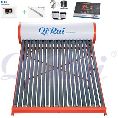 China Compact Non-Pressure Solar Water Heater 200L 300L 500L Evacuated Tube System with CE Solar Keymark for sale