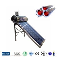 China All Stainless Steel Non-Pressure Solar Water Heater 100L to 500L Evacuated Tube Solar Geyser for sale
