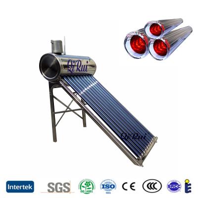 China All Stainless Steel Non-Pressure Solar Water Heater 100L to 500L Evacuated Tube Solar Geyser for sale
