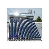 China All Stainless Steel Non-Pressure Solar Water Heater 100L to 500L Evacuated Tube Solar Geyser for sale