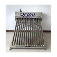 China Non Pressure Solar Water Heater 200L 300L Stainless Steel Vacuum Tube for sale
