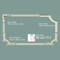China PU Crown Moulding Decorative Ceiling Cornice Skirting 2025 New Factory Price Lightweight Easy Install for sale