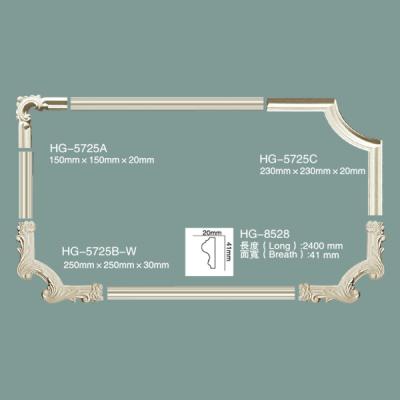 China PU Crown Moulding Decorative Ceiling Cornice Skirting 2025 New Factory Price Lightweight Easy Install for sale