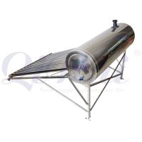 China Compact Non-Pressure Solar Water Heater 8-50 Tubes 60-500L Stainless Steel Tank for sale