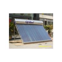 China Non Pressure Vacuum Tube Solar Water Heater 200L Stainless Steel Tank for sale