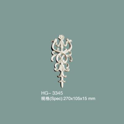 China PU Polyurethane Crown Moulding Decorative Ceiling Cornice Skirting 240cm Length Fireproof B2 for sale