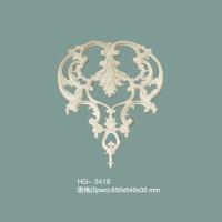 China PU Polyurethane Ceiling Cornice Mold Decorative Crown Moulding Lightweight Fireproof B2 for sale