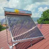 China Non-Pressure Evacuated Tube Solar Water Heater 200L 300L Stainless Steel for sale