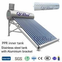 China PPR Inner Tank Non-Pressure Solar Water Heater 100L to 500L Stainless Steel for sale