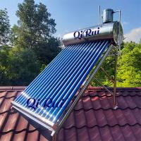 China Wholesale All Stainless Steel Non-Pressure Solar Water Heater 200L High Efficiency Vacuum Tube System for Home for sale