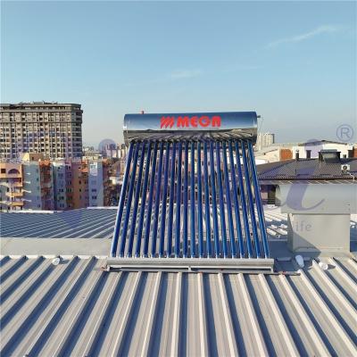 China Wholesale All Stainless Steel Non Pressure Solar Water Heater 50L to 500L Vacuum Tube Solar Geyser for Home for sale