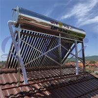 China Non-Pressure Solar Water Heater 200L Stainless Steel Vacuum Tube Hot Water System for sale