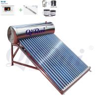 China Non Pressure Solar Water Heater 200L 300L Stainless Steel Vacuum Tube Hot Water System for Home for sale