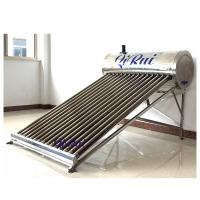 China Compact Non-Pressure Solar Water Heater 200L 300L 500L Evacuated Tube Hot Water System for sale