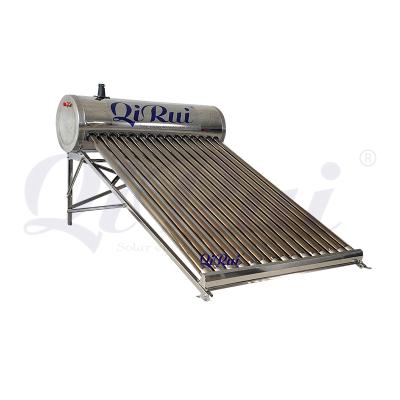 China Non-Pressure Vacuum Tube Solar Water Heater 200L 300L 500L High Efficiency for sale