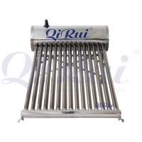 China 80L-500L Stainless Steel Vacuum Tube Solar Geyser Non-Pressurized Hot Water Heating System for sale