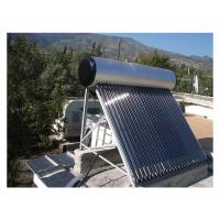 China Non Pressure Solar Water Heater 200L 500L Vacuum Tube System Compact Thermosiphon Hot Water Boiler for sale