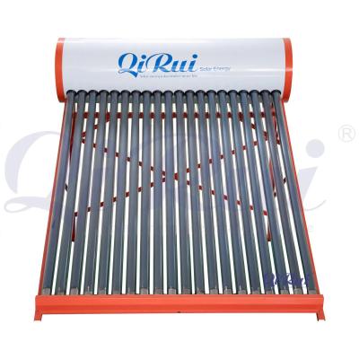 China Compact Non-Pressure Solar Geyser 200L Vacuum Tube Solar Water Heater High Efficiency for sale