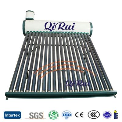 China Non-Pressurized Solar Water Heater 200L Vacuum Tube Solar Thermal Collector with CE Keymark for sale