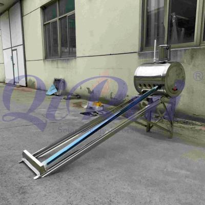 China 50L Off Grid Solar Geyser Non Pressure Solar Water Heater Stainless Steel Tank for sale
