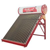 China Non Pressure Vacuum Tube Solar Water Heater 50L to 500L CE ISO Certified Thermosiphon Hot Water System for sale