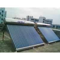 China Non-Pressure Vacuum Tube Solar Water Heater 100L to 500L Stainless Steel Tank for sale