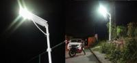 China Solar Street Lamp 60W PV LED Street Light with 5m Pole 12V 100AH Battery for sale