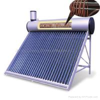 China Pressurized Solar Water Heater Evacuated Tube 300L Copper Coil Heat Exchanger for sale