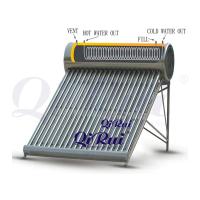 China Pre Heated Compact Pressurized Solar Water Heater 300L Stainless Steel Coil for sale