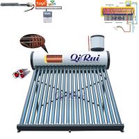 China All Stainless Steel Pressurized Solar Hot Water Heater 300L Copper Coil for sale