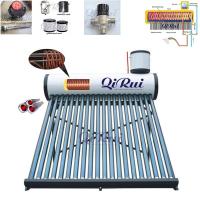 China Pressurized Solar Water Heater 150L 200L 240L 300L All Stainless Steel Copper Coil Vacuum Tube Hot Water System for sale