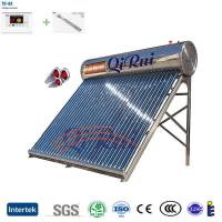 China Pressurized Solar Water Heater 240L 300L Integrated Vacuum Tube Coil Stainless Steel Hot Water System with Copper Pipe for sale