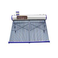 China Pressurized Solar Water Heater 300L Stainless Steel Coil Vacuum Tube Hot Water System for sale
