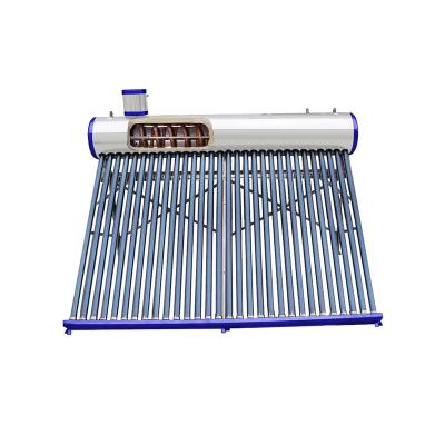 China Pressurized Solar Water Heater 300L Stainless Steel Coil Vacuum Tube Hot Water System for sale