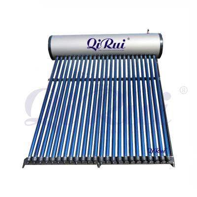 China 80L-360L Heat Pipe Pressurized Solar Water Heater with Solar Keymark EN12976 for sale