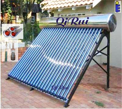 China SUS304 Stainless Steel Heat Pipe Solar Water Heater 200L High Pressure with CE Solar Keymark for sale