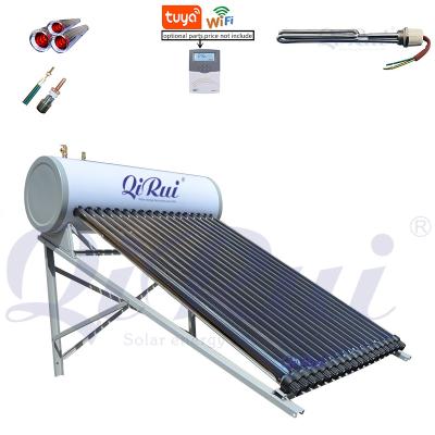 China Heat Pipe High Pressure Vacuum Tube Solar Water Heater 100L 200L 300L for Pitched Roof for sale