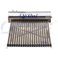 China Pressurized Evacuated Tube Solar Water Heater 300L Heat Pipe High Pressure Hot Water System with Copper Pipe for sale