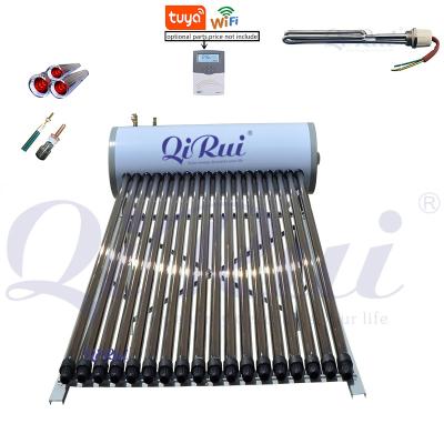 China 100L-300L High Pressure Galvanized Steel Solar Geyser with Heat Pipe and Solar Keymark EN12976 for sale