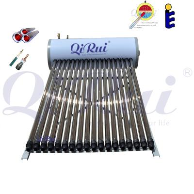 China Rooftop Pressurized Solar Hot Water Boiler 200L 300L High Pressure Heat Pipe System for sale