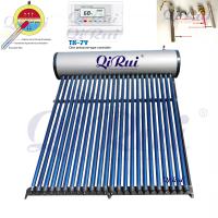 China High Pressure Integrated Heat Pipe Solar Water Heater 200L 300L with Solar Keymark for sale