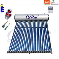 China 100L-300L Pressurised Heat Pipe Solar Water Heater with Solar Keymark EN12976 for sale