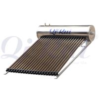 China Compact Pressurized Solar Water Heater 100L 200L 300L Heat Pipe Vacuum Tube with Solar Keymark for sale